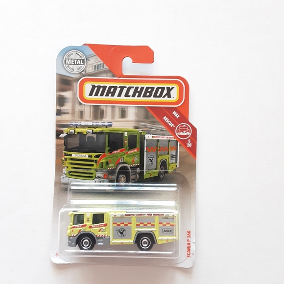 MATCHBOX | Toys | Matchbox 29 Mbx Rescue 520 Scania P 360 New | Poshmark